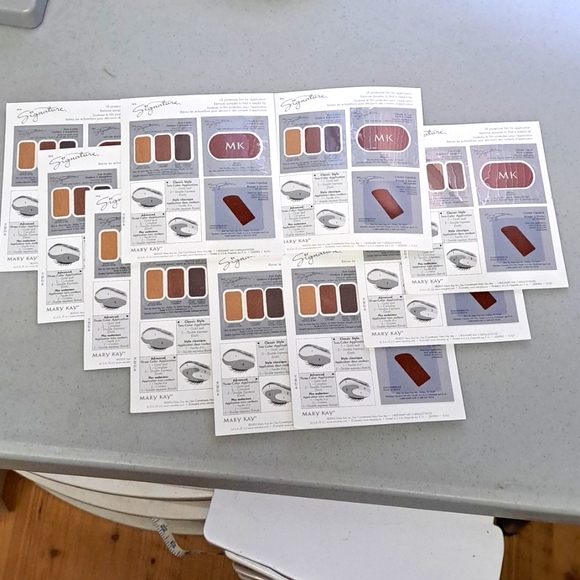 Mary Kay | Makeup | Lot Of Mary Kay Sample Cards | Poshmark